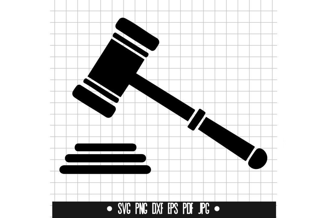 Gavel SVG, Gavel DXF, Gavel PNG, Gavel Cut File, Clipart, Digital File ...