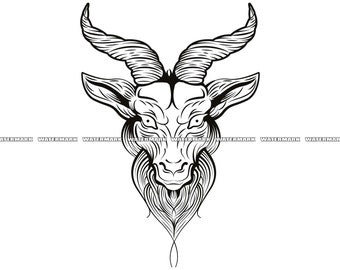 Baphomet Cut File - Etsy