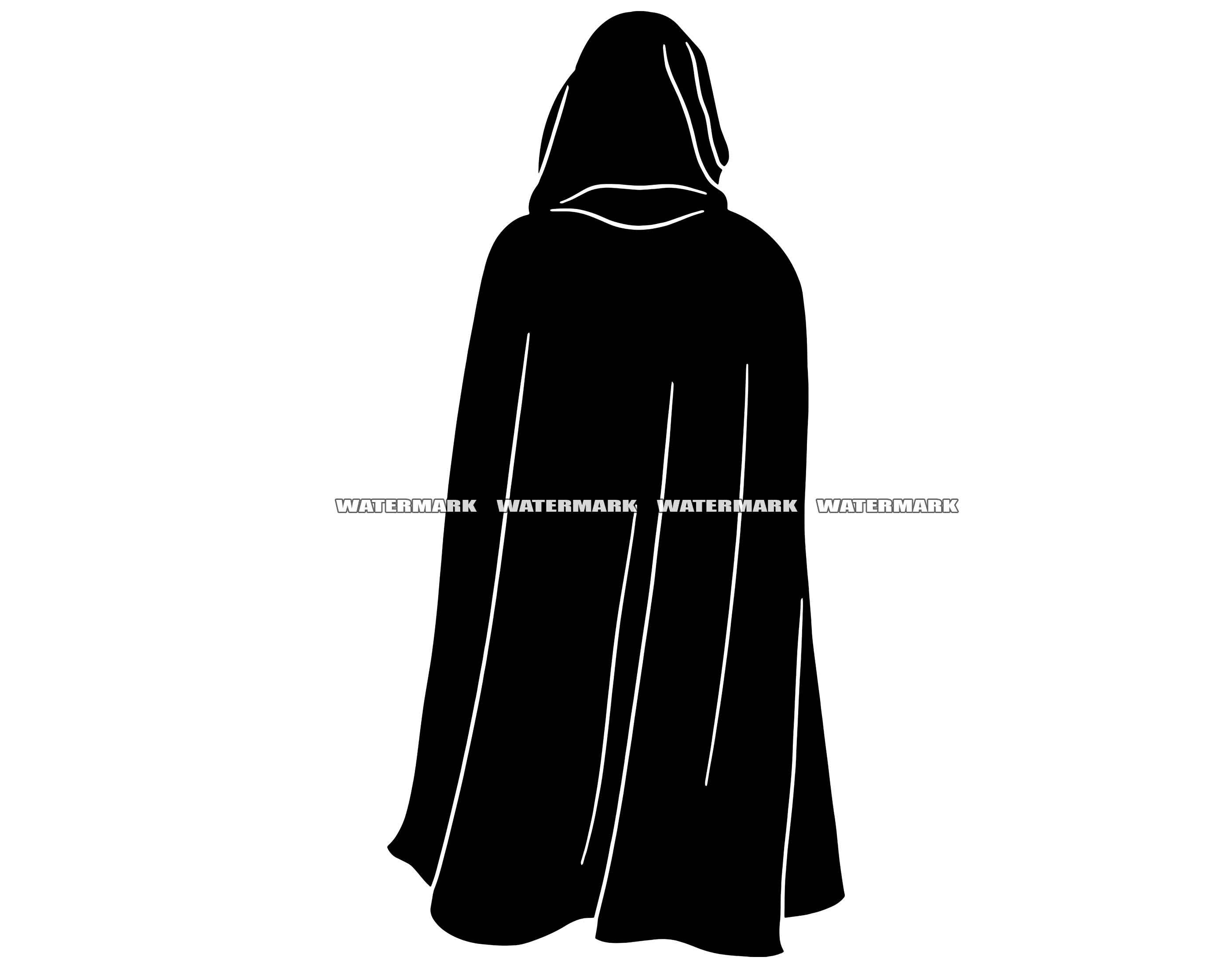 Cloak SVG 1 Cloak DXF, Cloak PNG, Cloak Clipart, Cloak Silhouette ...