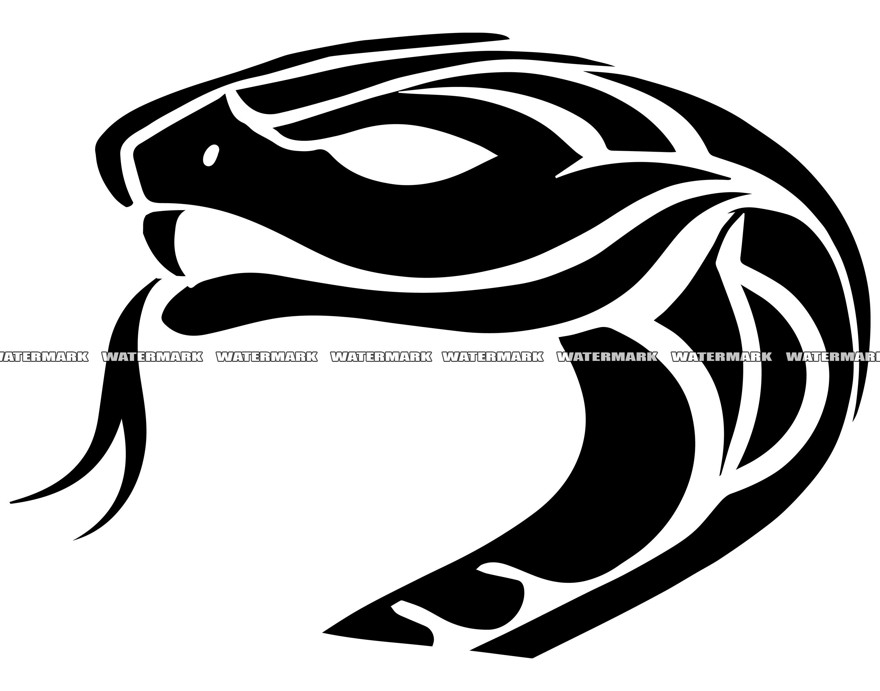 Tribal Snake Head Tattoo