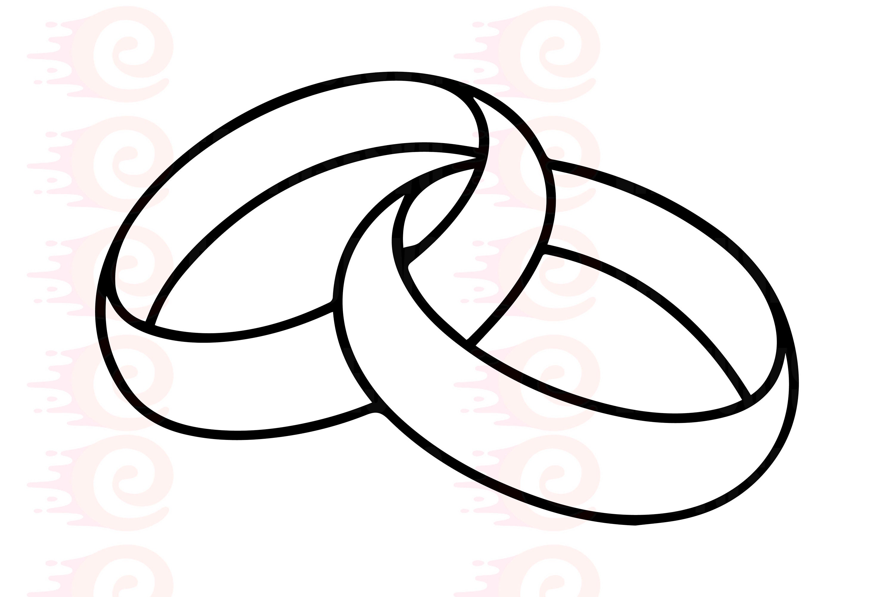 Double Wedding Bands Clipart