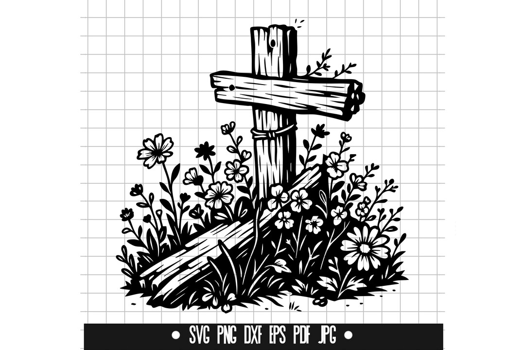 Rustic Cross SVG, Rustic Cross DXF, Rustic Cross PNG, Rustic Cross Cut ...