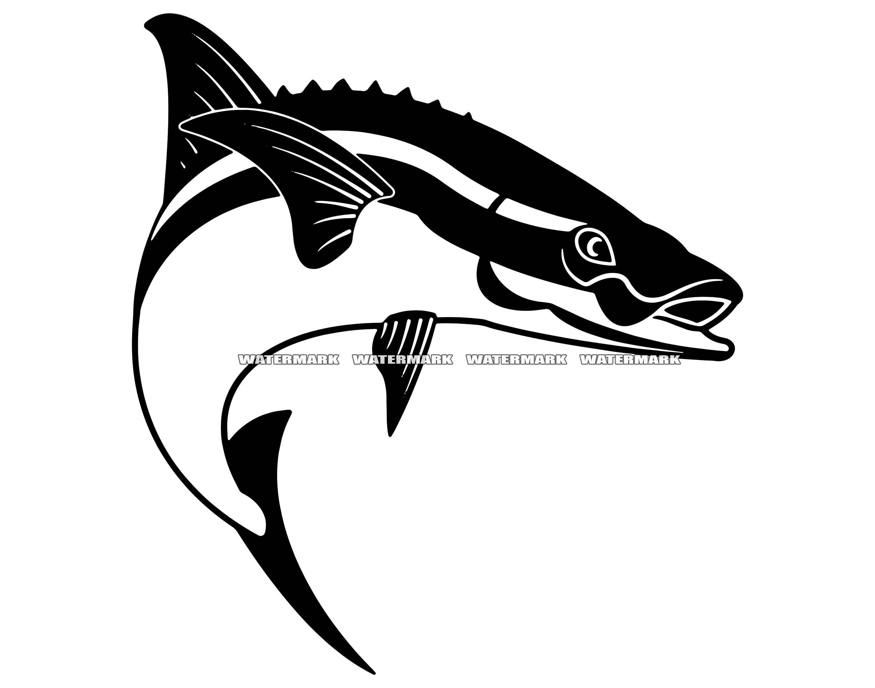 Fish Svg Cobia Fish Svg Cobia SVG 2 Cobia DXF Cobia PNG - Etsy