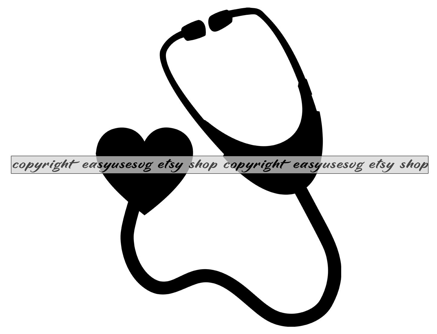 Estetoscopio SVG Estetoscopio DXF Estetoscopio PNG - Etsy España