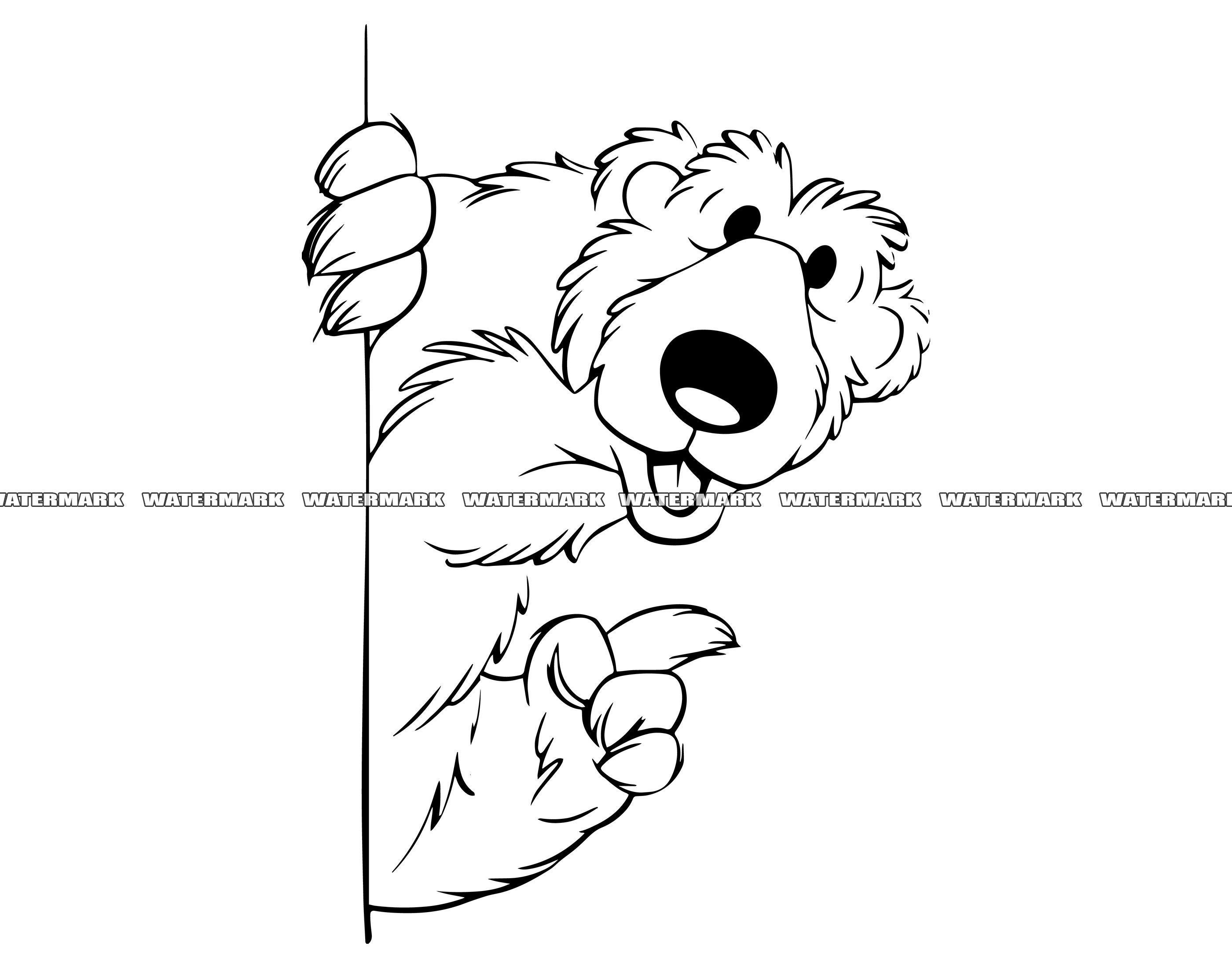 Bear Peek a Boo SVG Bear Peek a Boo Cut File Bear Peek a Boo - Etsy