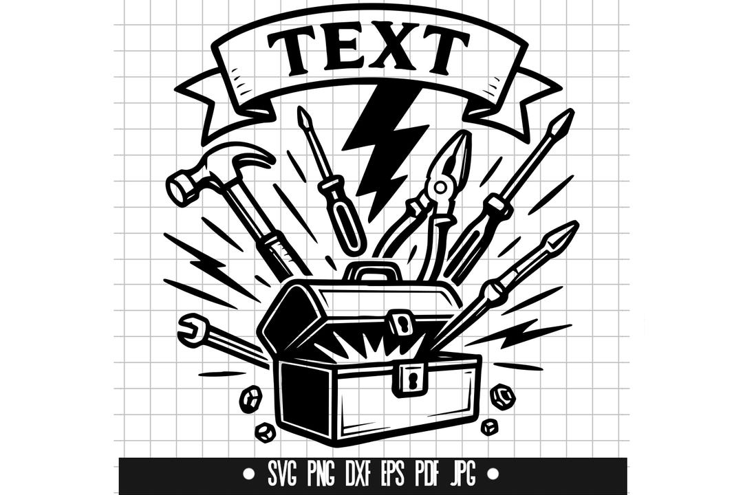 Toolbox Svg, Power Tools Svg, Construction Svg, Electric Svg, Diy Tools ...