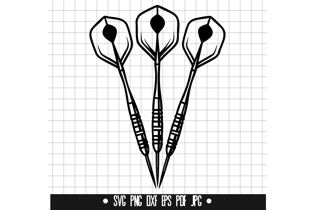 Dart SVG, Dart DXF, Dart PNG, Dart Cut File, Clipart, Digital File, Svg ...