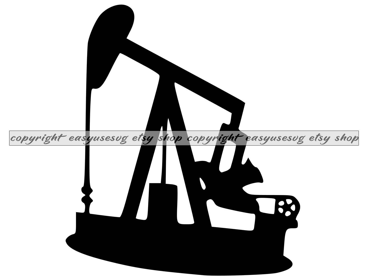Oil derrick Oil derrick SVG Oil derrick SVG cut file Oil | Etsy