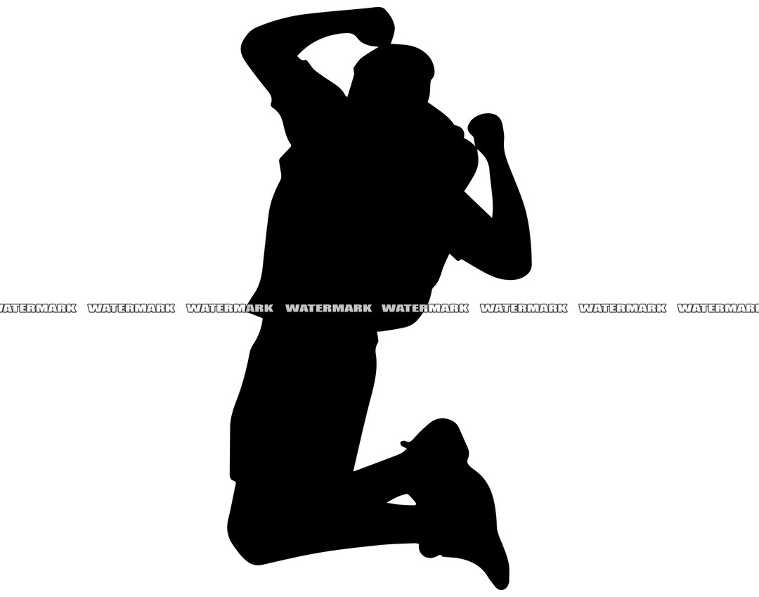 Boy Jumping SVG Boy Jumping Cut File Boy Jumping DXF Boy - Etsy