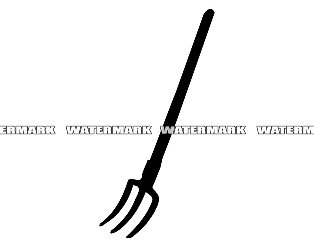 Pitchfork SVG, Pitchfork Cut File, Pitchfork DXF, Pitchfork PNG ...