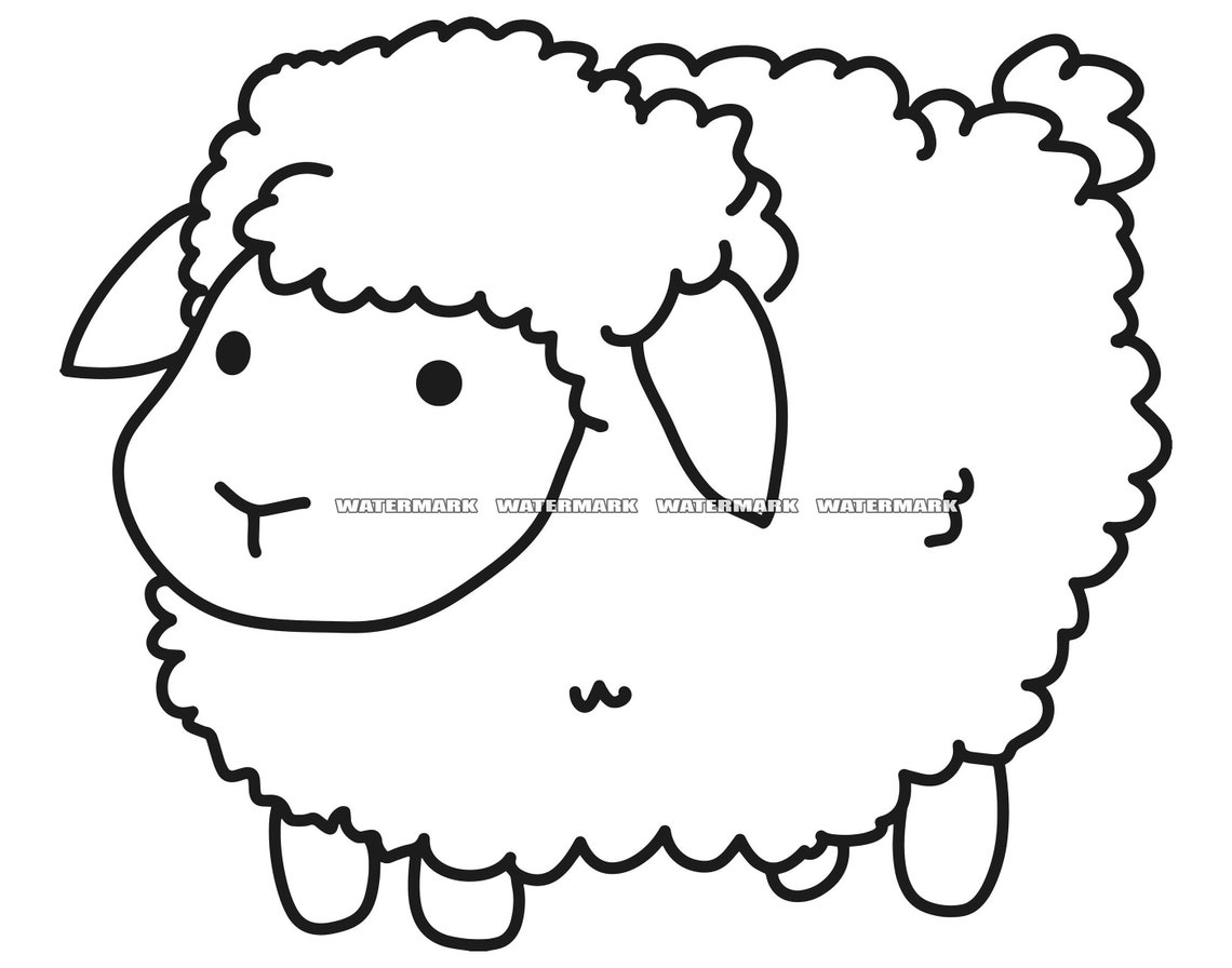 Sheep SVG 2 Sheep Cut File Sheep DXF Sheep PNG Sheep - Etsy