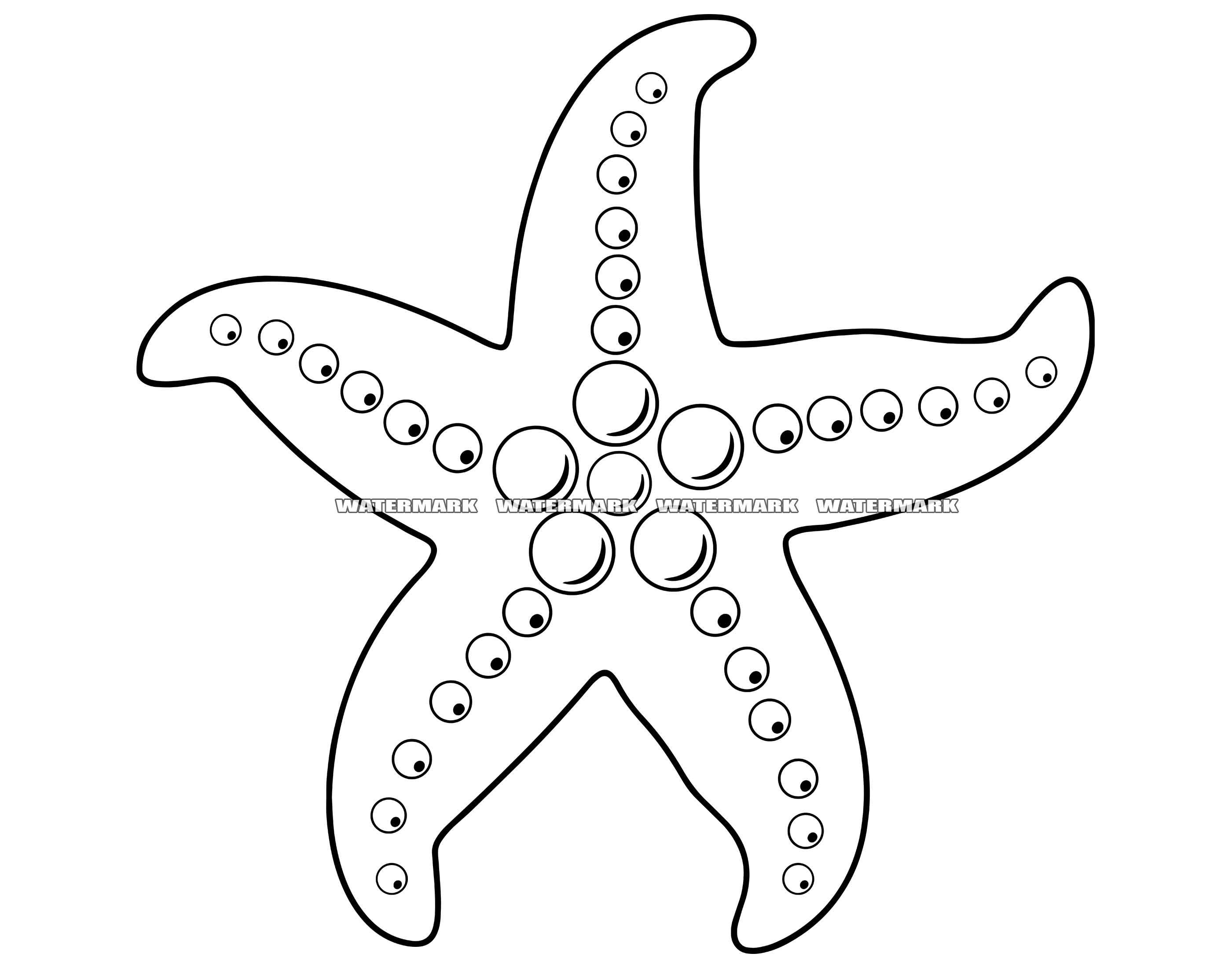 Starfish SVG Starfish DXF Starfish PNG Starfish Clipart - Etsy UK