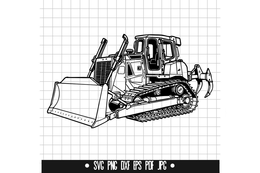 Crawler Dozer Svg, Crawler Dozer Cut File, Crawler Dozer Clipart ...