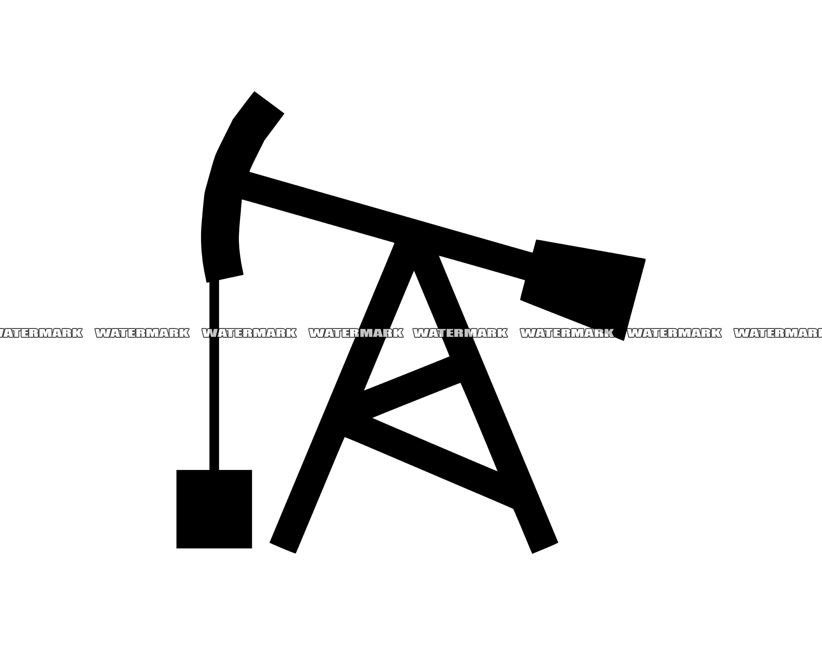 Plotterdatei SVG, Bohrinsel DXF, Clipart - Etsy.de