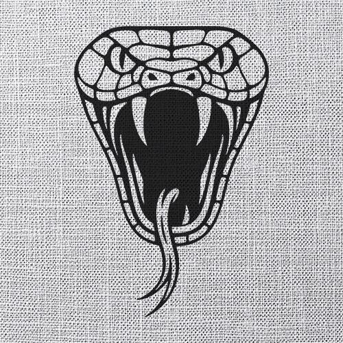 Snake Head SVG, Snake Head DXF, Snake Head PNG, Snake Head Cut File ...