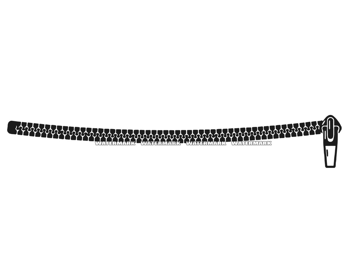 Zipper SVG 7 Zipper Cut File Zipper DXF Zipper PNG - Etsy