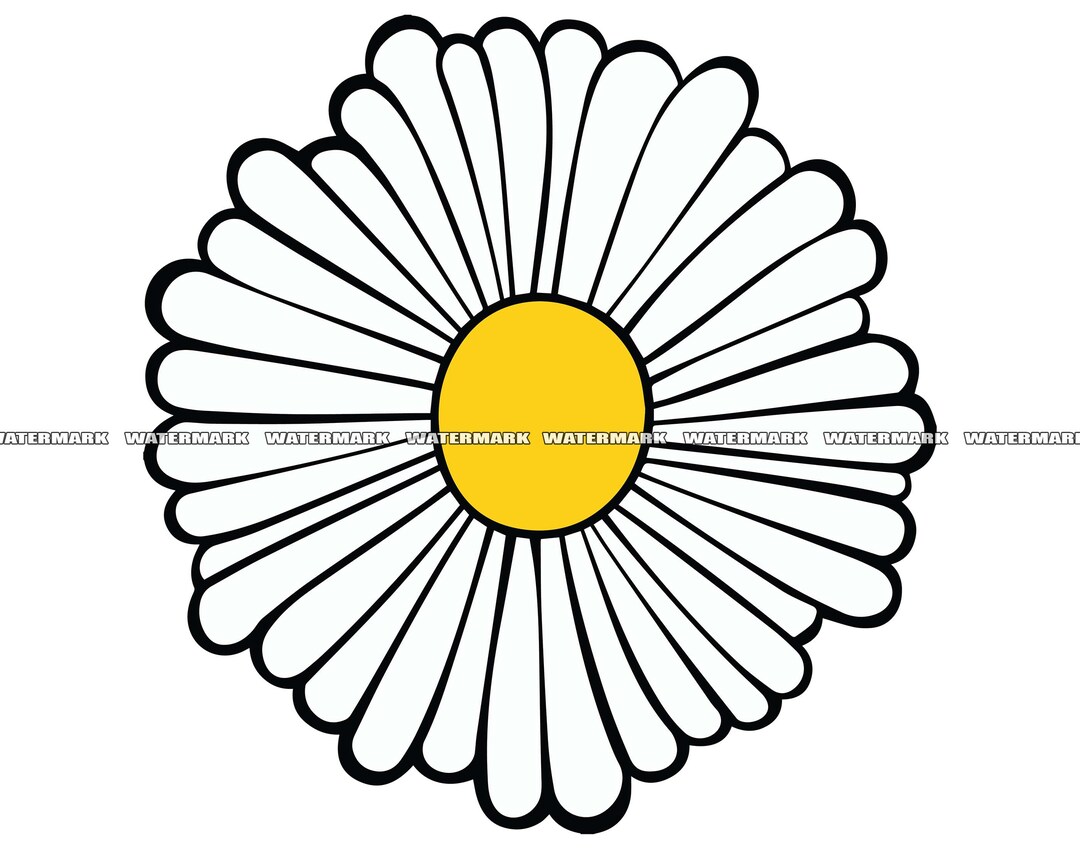 Daisy SVG Daisy Cut File Daisy DXF Daisy PNG Daisy - Etsy
