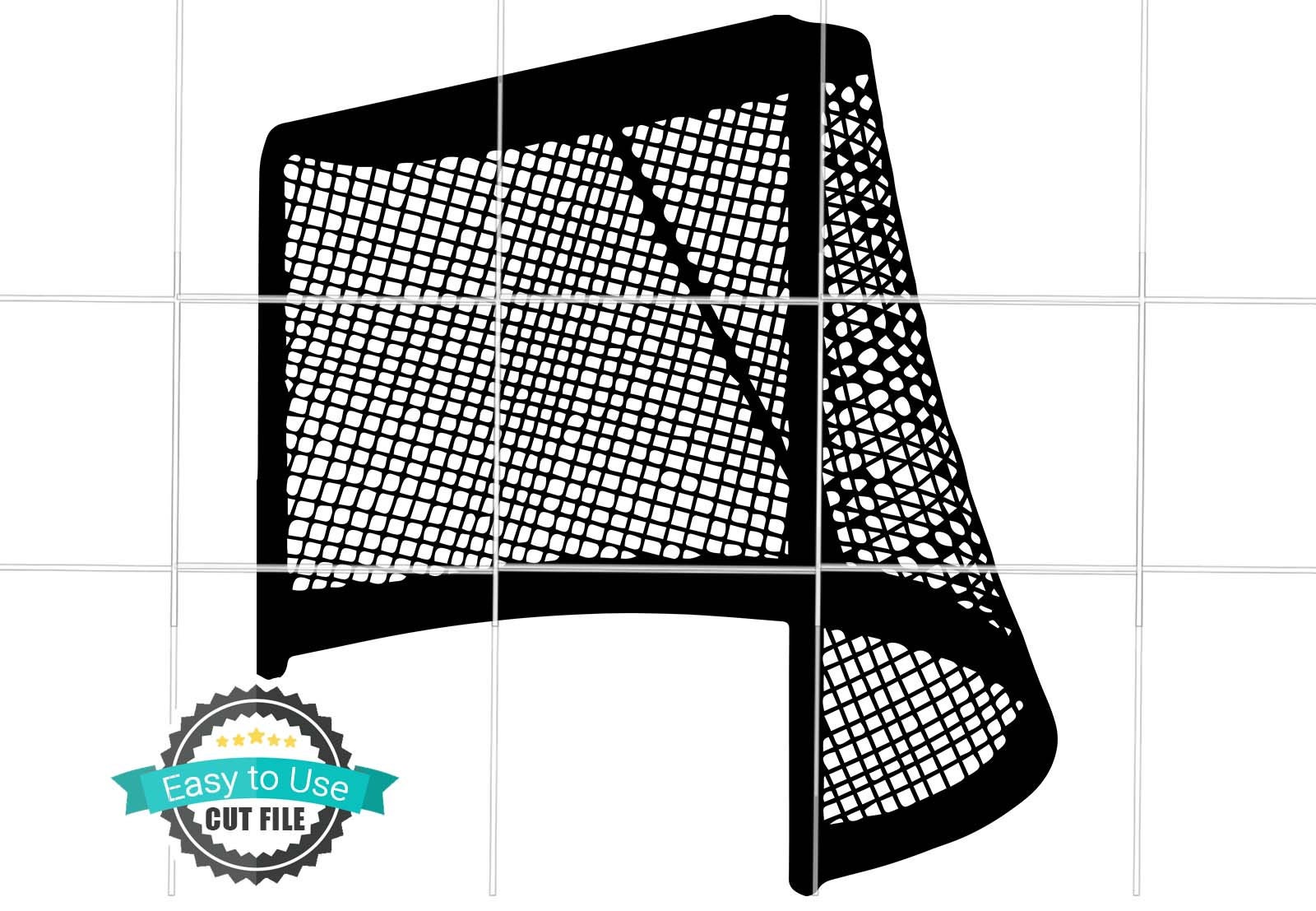 Hockey Goal Clipart Black And White