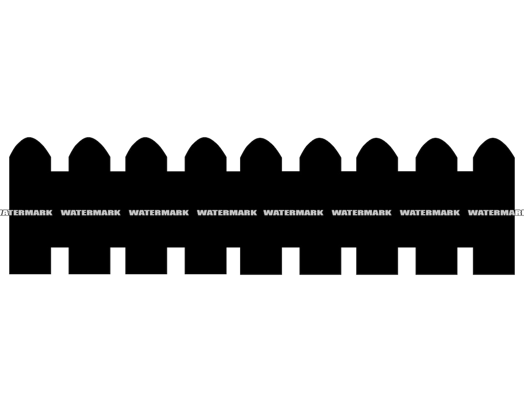 Fence SVG Fence Cut File Fence DXF Fence PNG Fence - Etsy