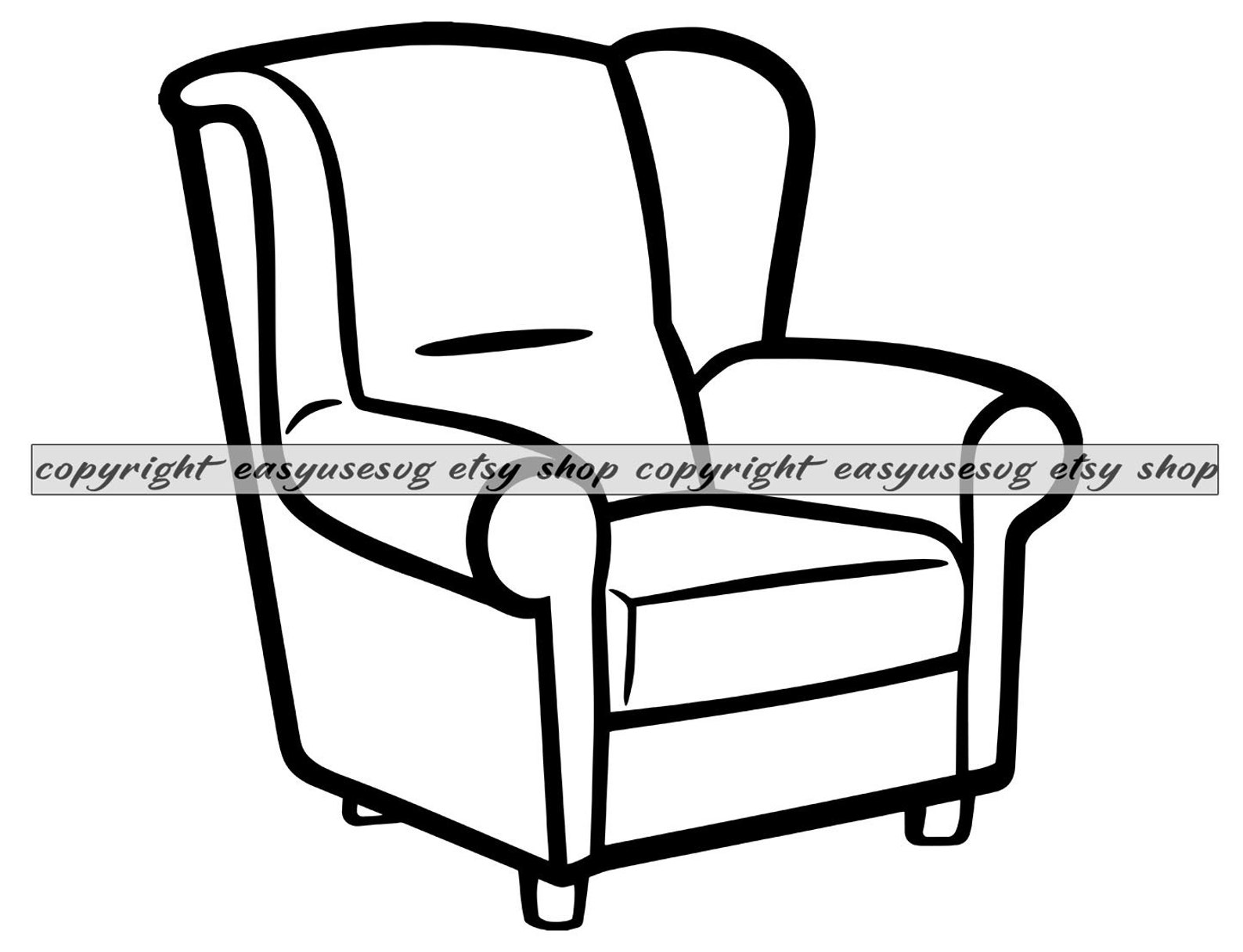Seat SVG Chair SVG Armchair SVG Stall Svg Seat Clipart - Etsy