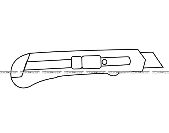 Box Cutter SVG Box Cutter Cut File Box Cutter DXF Box - Etsy