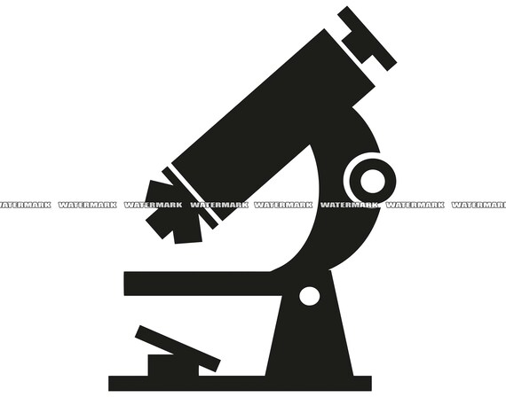 Microscope SVG 1 Microscope Cut File Microscope DXF - Etsy