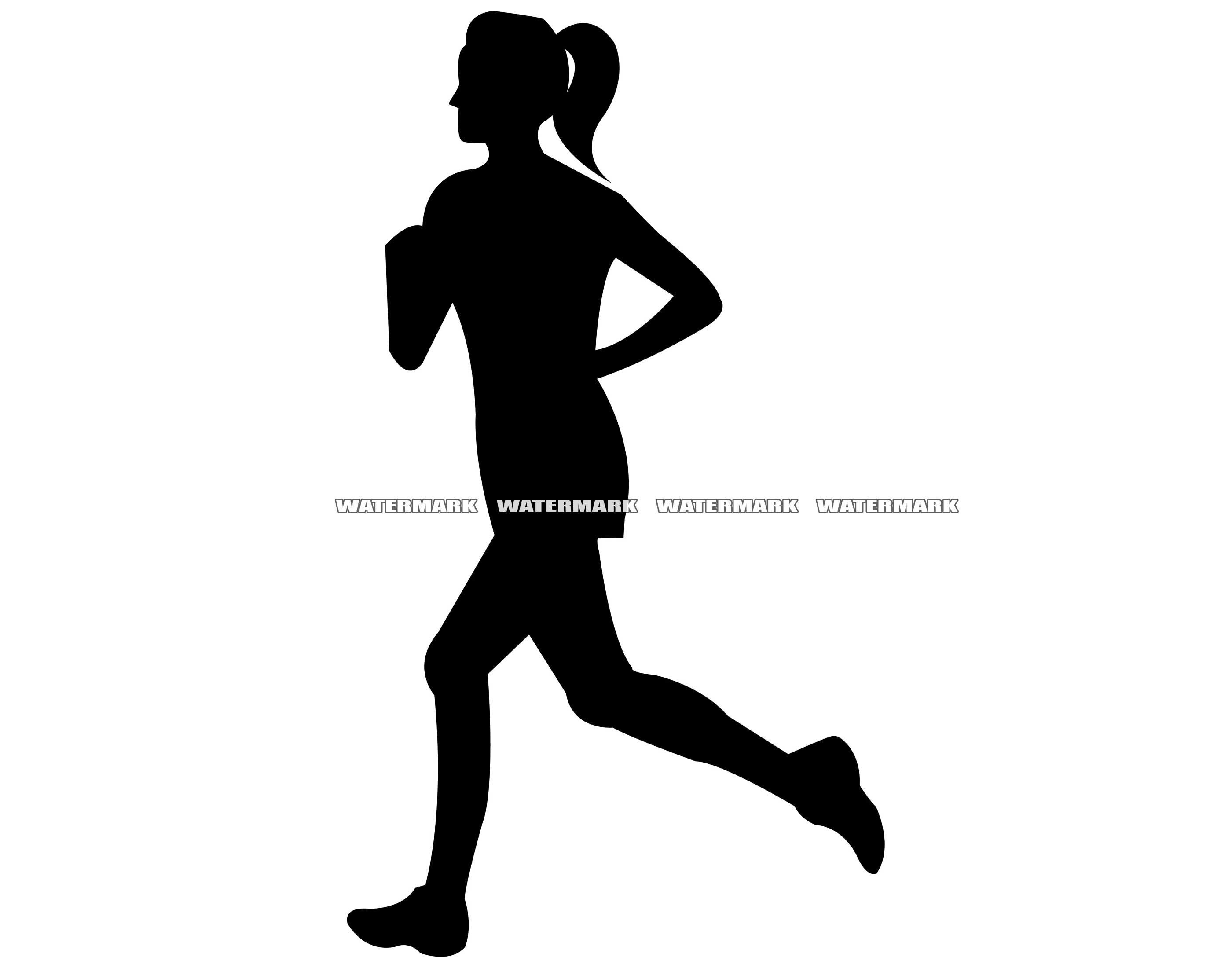 Woman Runner SVG Woman Runner Cut File Woman Runner DXF - Etsy