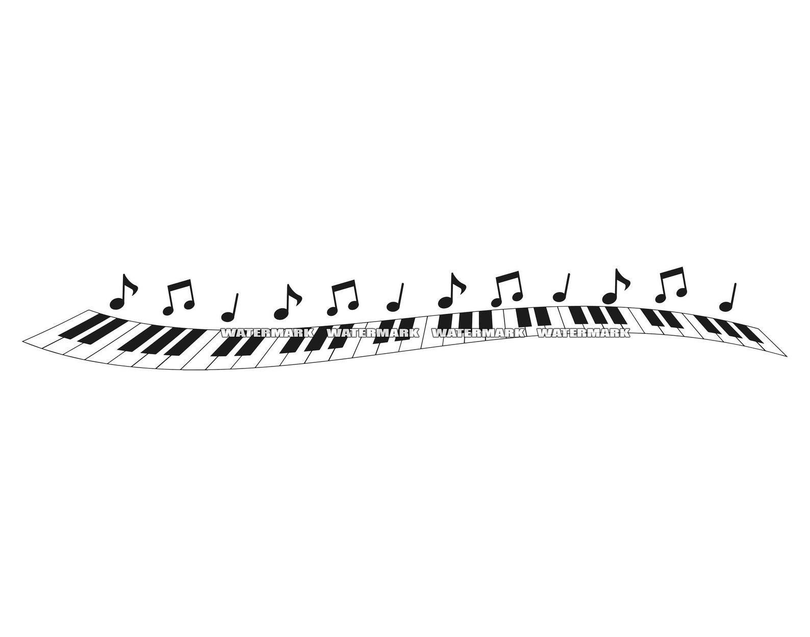 Piano Keys SVG Piano SVG Music SVG Keys Svg Keyboard Svg - Etsy