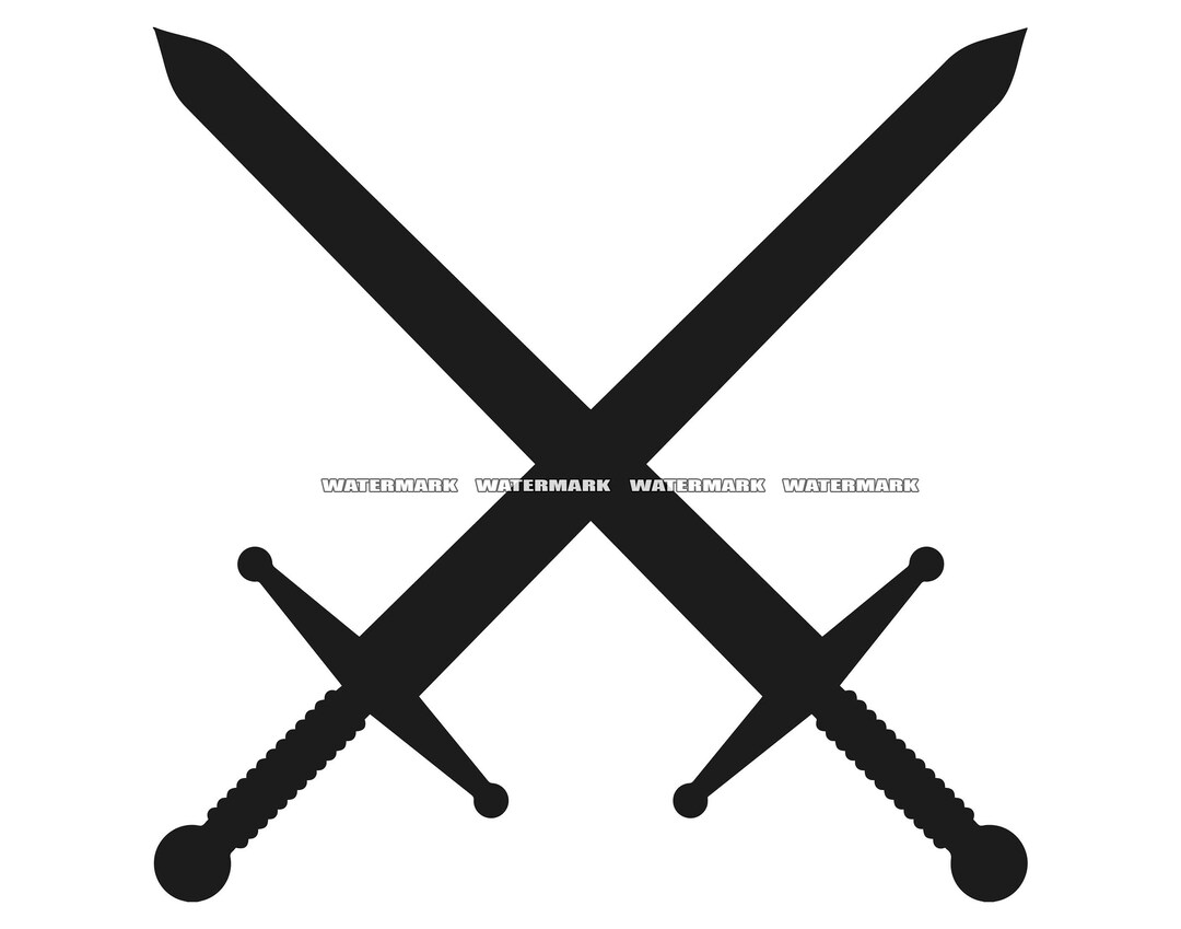 Sword Logo SVG 3 Sword Logo Cut File Sword Logo DXF Sword - Etsy Hong Kong