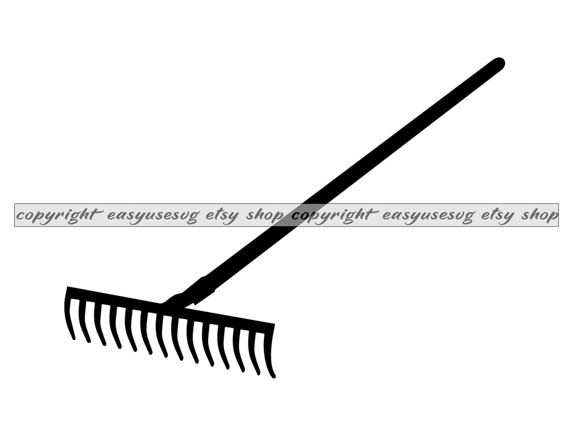 Rake SVG Rake DXF Rake PNG Rake Clipart Rake Silhouette - Etsy UK