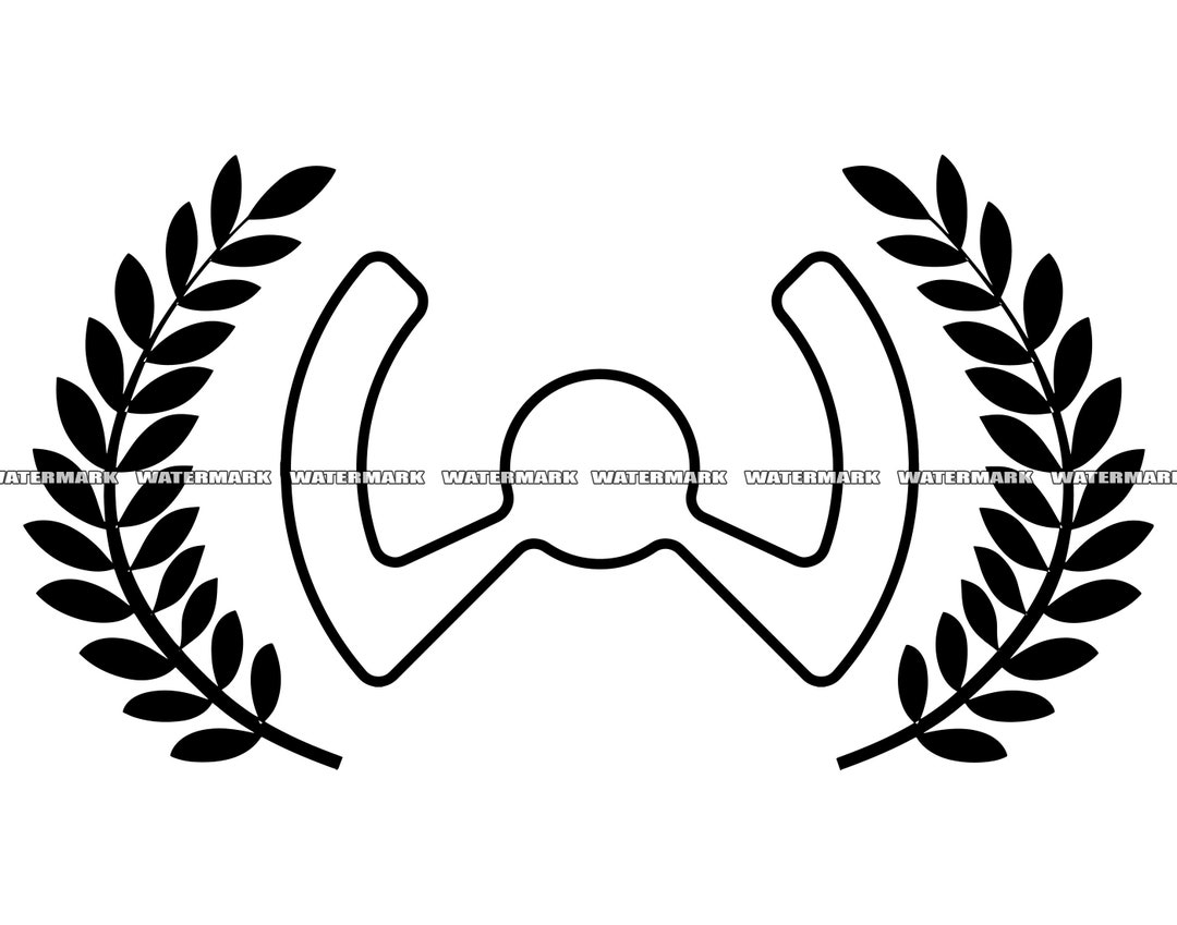 Yoke With Laurel Wreath SVG Cut File DXF PNG Clipart - Etsy