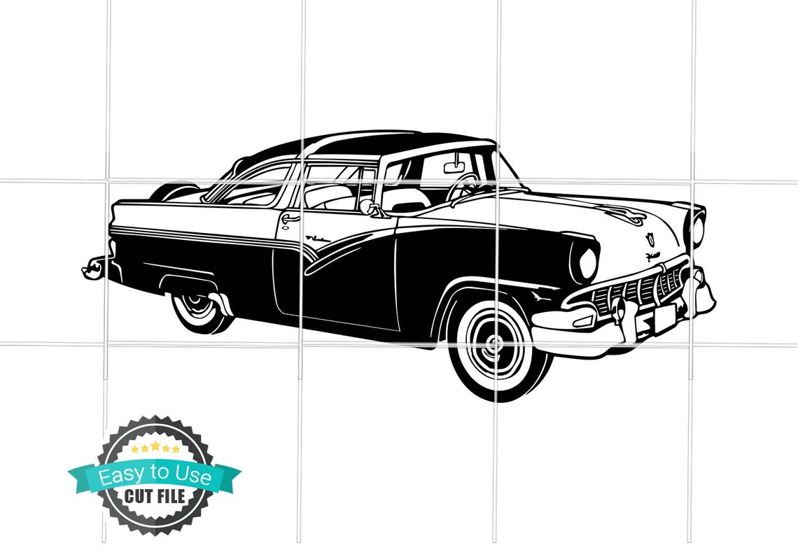 Classic Car SVG, Antique Car SVG, Car SVG, Retro Car Svg, Muscle Car ...