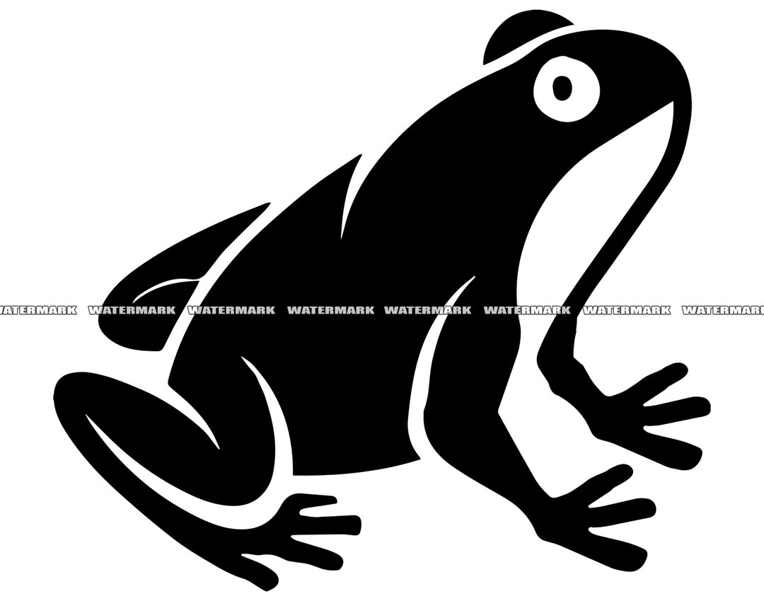 Frog SVG 2 Frog Cut File Frog DXF Frog PNG Frog Clipart - Etsy
