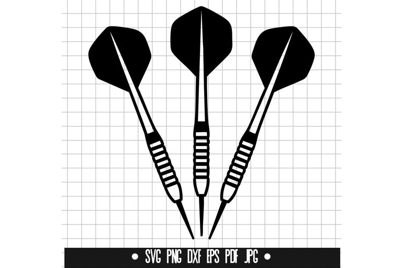 Darts SVG, Dart DXF, Dart PNG, Dart Cut File, Clipart, Digital File ...