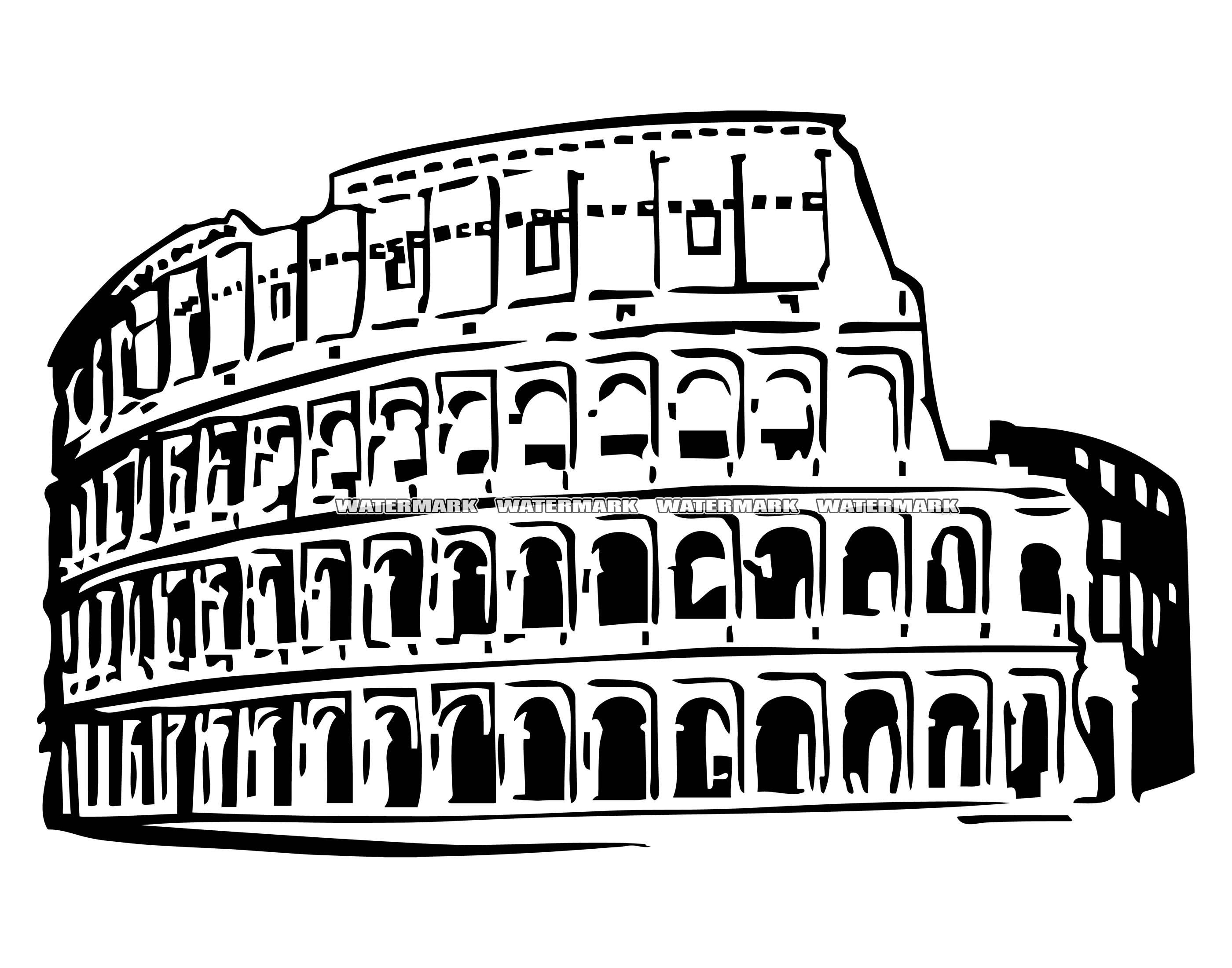 Roman Colosseum Clip Art