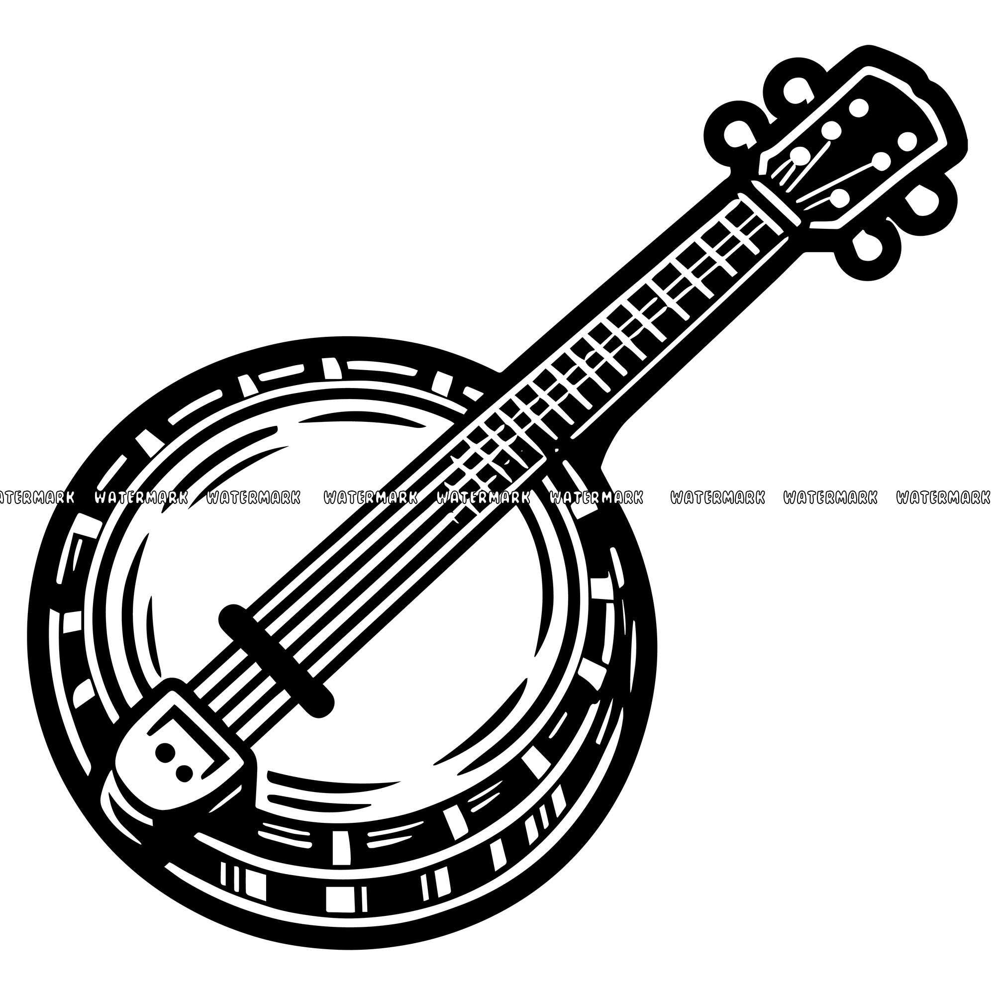 Round Ukulele SVG DXF PNG Cut File Clipart Digital File Svg File ...