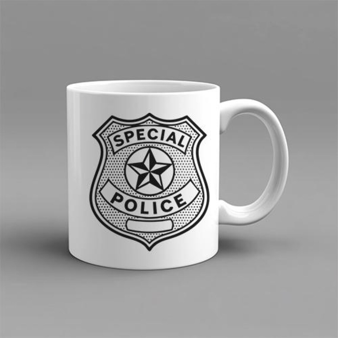 Police Badge SVG, Special Police DXF, Star Badge PNG, Law Cut File ...