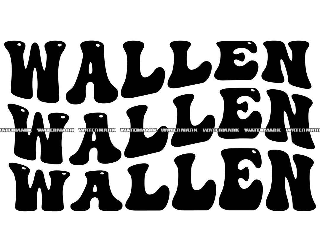 Wallen SVG, Wallen Cut File, Wallen DXF, Wallen PNG, Wallen Clipart ...