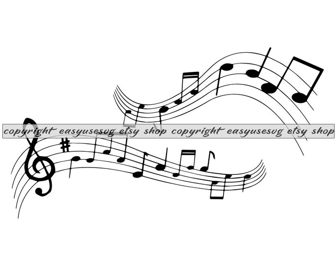 Music Logo #6 SVG, Musical Note SVG, Music Note SVG, Musical Note ...