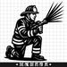 Firefighter Svg, Fireman Svg, Fire Hose Svg, First Responder Svg, Hero ...