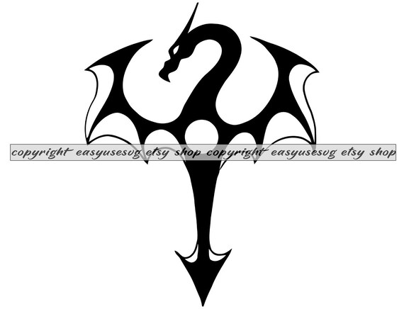 Dragon SVG 6 Dragon DXF Dragon PNG Dragon Clipart Dragon | Etsy