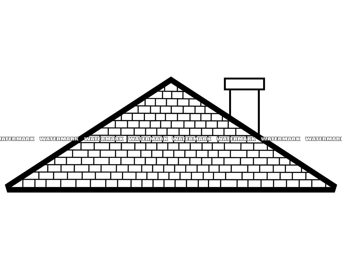 Roof SVG Roof Cut File Roof DXF Roof PNG Roof Clipart - Etsy Canada