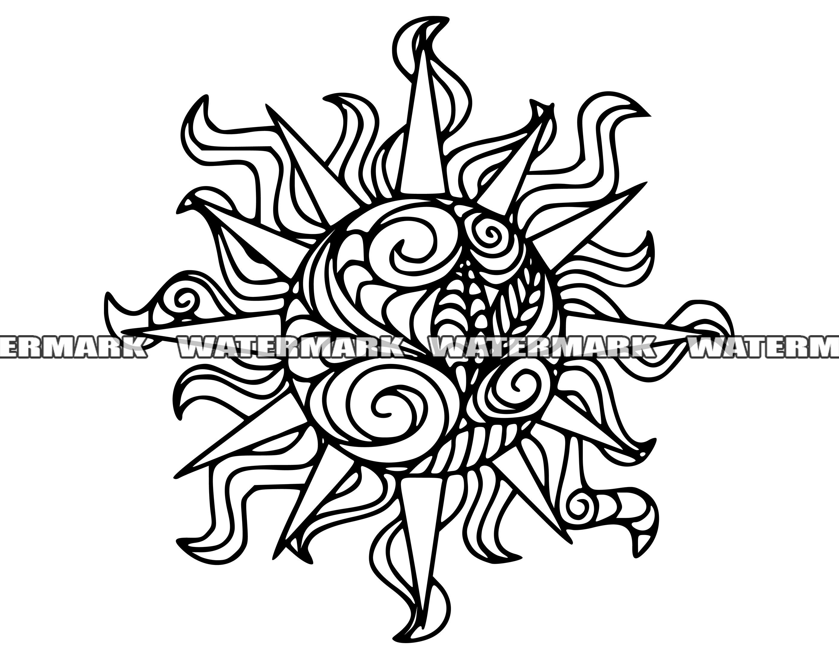 Sun SVG Sun Cut File Sun DXF Sun PNG Sun Clipart Sun - Etsy México