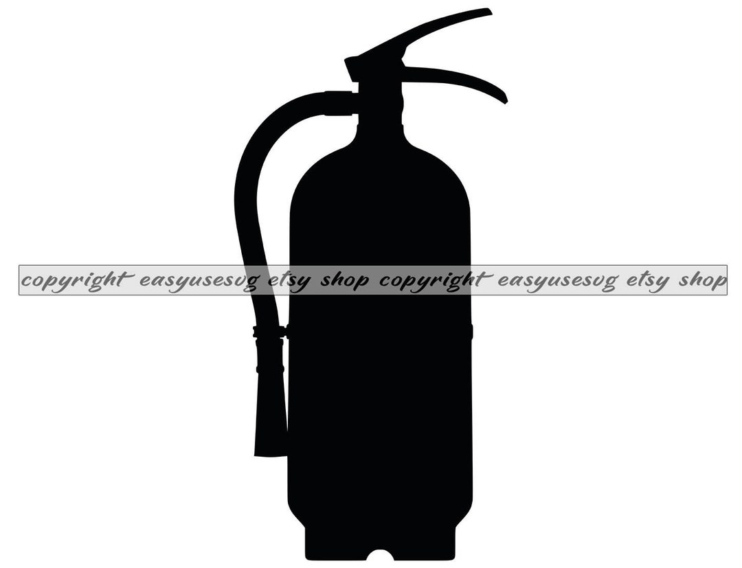 Fire Extinguisher, Fire Extinguisher SVG, Fire Extinguisher SVG Cut ...