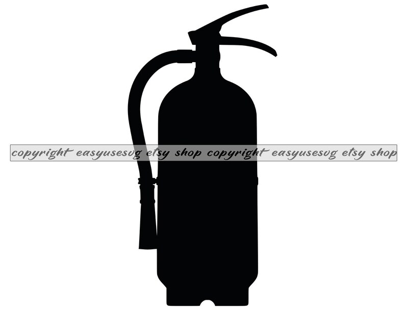 Fire Extinguisher, Fire Extinguisher SVG, Fire Extinguisher SVG Cut ...
