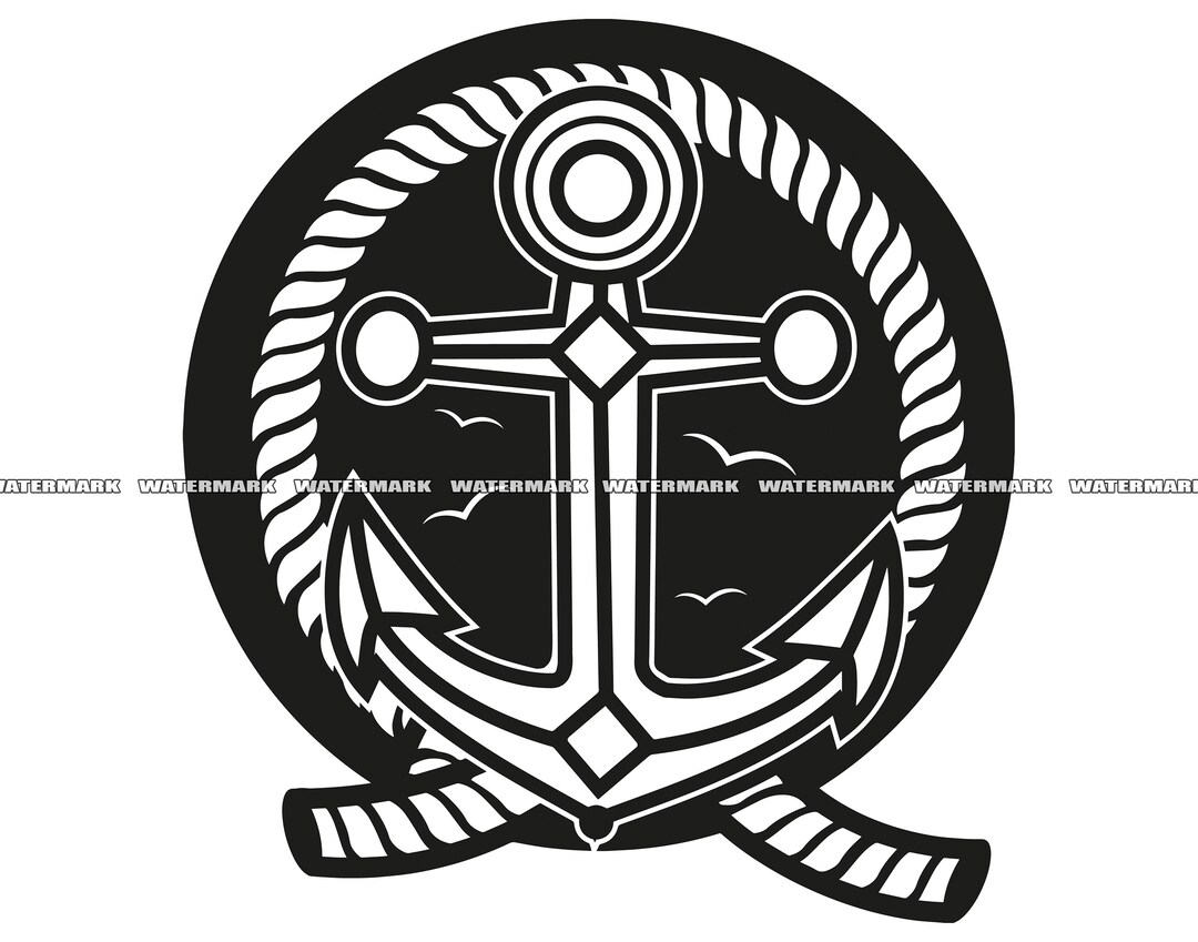 Anchor SVG Anchor Cut File Anchor DXF Anchor PNG Anchor - Etsy Australia