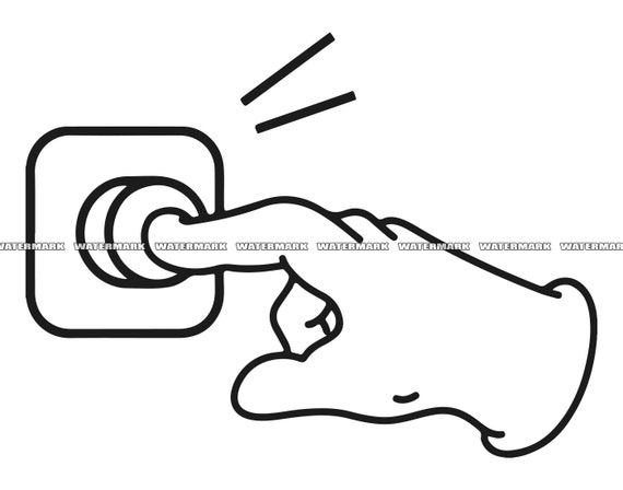 Push Button SVG Push Button Cut File Push Button DXF Push - Etsy Canada