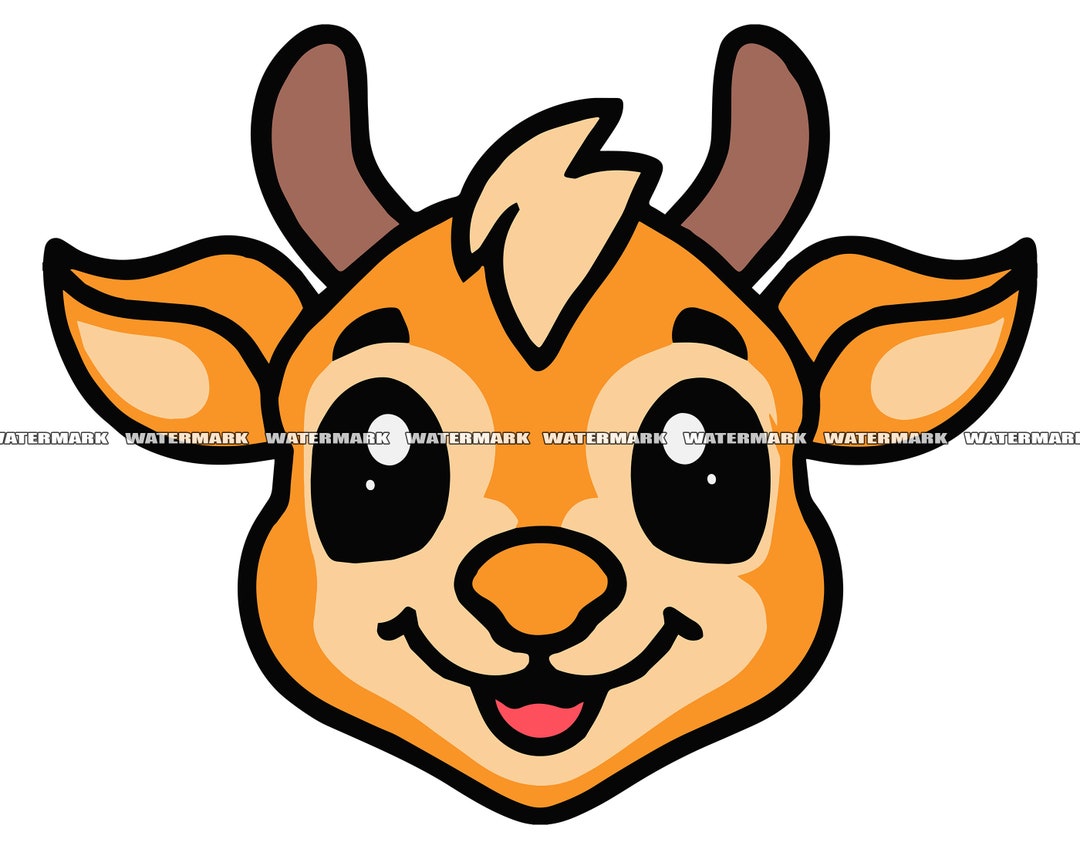 Antelope SVG 7 Cute Wild Wildlife Animal Horn Baby Design - Etsy