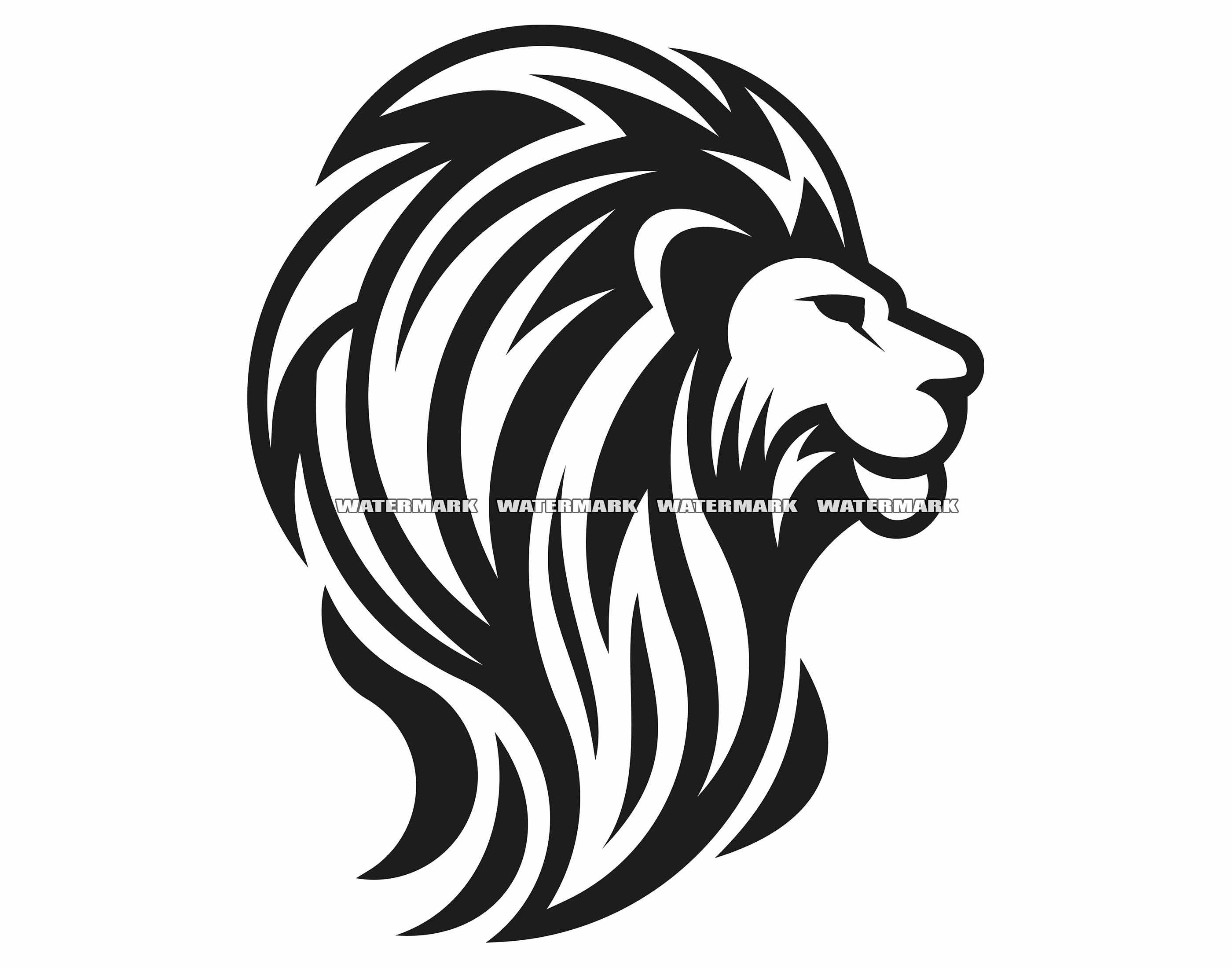 Lion Svg Lion Head SVG Lion Head Cut File Lion Head DXF - Etsy UK