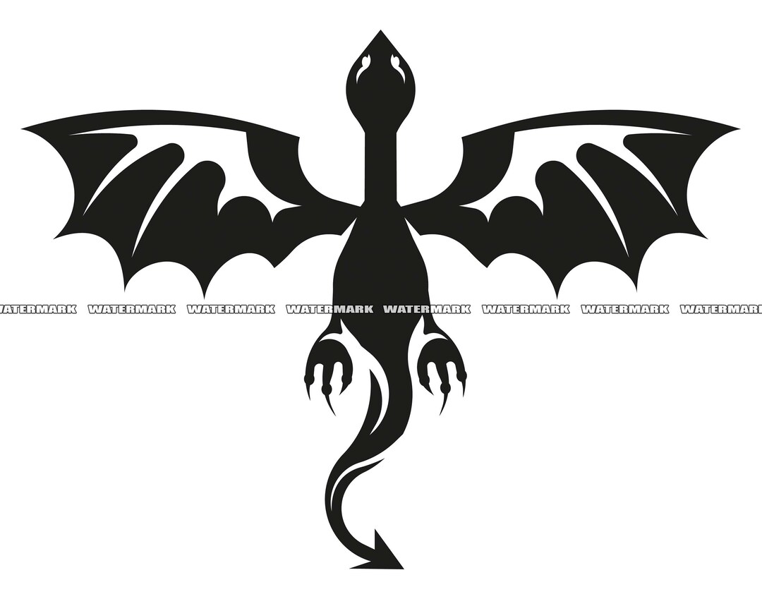 Dragon SVG, Dragon Cut File, Dragon DXF, Dragon PNG, Dragon Clipart ...